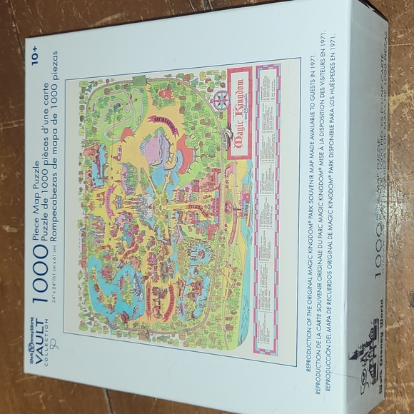 Disney | Games | Disney Parks 5th Magic Kingdom Vault Retro Map 000pcs ...